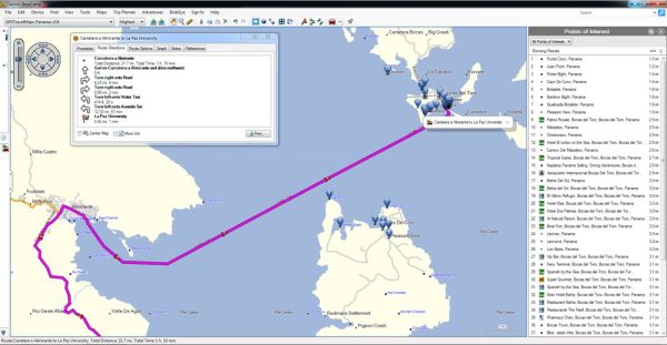 Panama GPS Map for Garmin | GPSTravelMaps.com