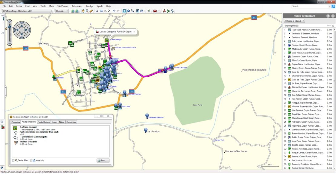 copan-honduras-ruinas-map-gps - GPSTravelMaps.com